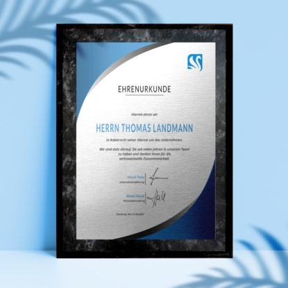 Ehrenurkunden einfach selbst gestalten